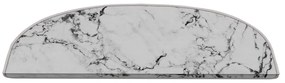 Bílé nášlapy na schody v sadě 16 ks 20x65 cm Marble Dream – Vitaus