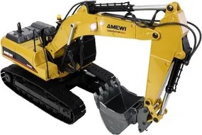 AMEWI G705E Bagr žluto-černý / 1:14 / věk 14+ / kov / RTR / 2.4GHz