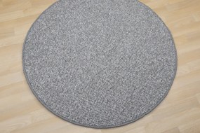 Vopi koberce Kusový koberec Wellington šedý kruh - 400x400 (průměr) kruh cm