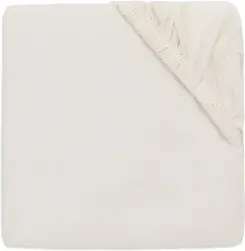 Jollein Prostěradlo napínací 120x60 cm Oatmeal / Prostěradlo / 100% ba