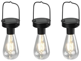 LED závěsné solární venkovní svítidlo ø 7 cm Campus – Trio