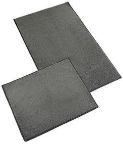 Bellatex koupelnové předložky BANYGOLD bez výkroje sada 60x100, 60x50 cm Tmavě šedá