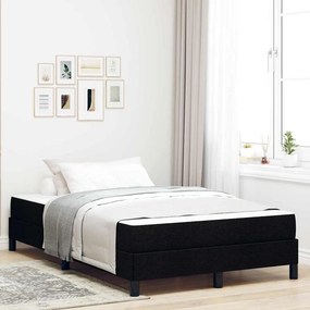 Postel s boxspringem Černá 120 x 190 cm textil 3398474