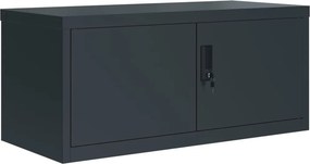 Kartotéka antracitová 90 x 40 x 180 cm ocel 3188331
