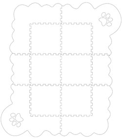 VYLEN Designová puzzle podlaha Tlapka Barva: 31 Růžová