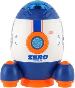 Raketoplán s kosmonautem na setrvačník 2v1 / Hračka / otočení 360° / 2