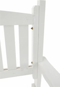 Zahradní lavička, bílá, 150cm, AMULA