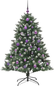 Umělý vánoční stromeček Zelená 150 cm PVC, plast a ocel 3395227