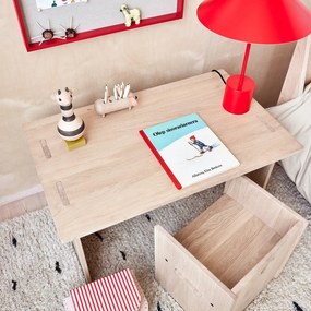 Červená kovová stolní lampa (výška 50 cm) Kasa – OYOY Living Design