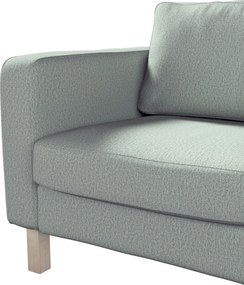 Potah na křeslo IKEA Karlstad, krátký barva zelená látka pletený vzor
