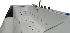 BPS-koupelny Hydromasážní vířivá vana CARINA 938 182x82 s ohřevem vody