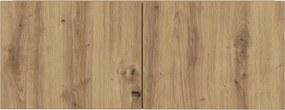 Sada 7 kusů nástěnné TV skříňka dub artisan kompozitní dřevo 3329214