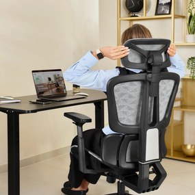 Ergonomické křeslo Preda – Šedý
