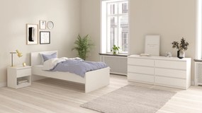 FALCO Postel Simplicity 211 90x190 bílý lesk