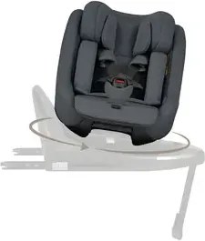 KikkaBoo i-Class Plus i-SIZE Graphite / Autosedačka / od narození do 4