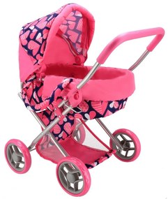 Hluboký kočárek pro panenky Baby Mix Laura Barva: multicolor