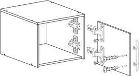 Meblar Nástavec na šatní skříň Smart SRN5 50 Barva: Dub Artisan