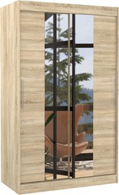 ADRK Furniture Skříň posuvná se zrcadlem SANTOS 120 SW-SAN-S-120+A023