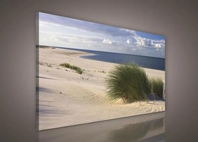 Obraz na plátně písečná pláž 100 x 75 cm