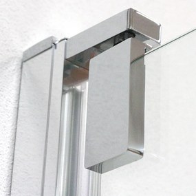 Roth Čtvercový nebo obdélníkový sprchový kout HI PI2+HI FXP Varianta: šířka dveří: 100 cm, šířka pevné stěny: 100 cm, orientace: Uni - (HI PI2/1000_HI FXP/1000), Barva profilů a typ výplně: profily: brillant, výplň: transparent