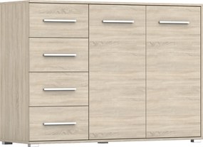 IDZ Komoda FRIDA 2D4S 01, 135 cm Dub Sonoma