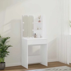 vidaXL Toaletní stolek s LED 60 x 40 x 140 cm [808832] Barva: šedá sonoma