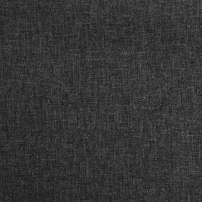 Otočné jídelní židle 4 ks černé textil 3087454