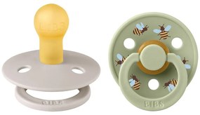 Bibs Colour Bumblebee dudlíky z přírodního kaučuku 2 ks 0 - 6 m Mushroom mix