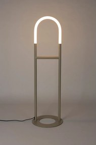 Béžová LED stmívatelná stojací lampa (výška 135 cm) Arch – Zuiver