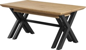 XXXLutz JÍDELNÍ STŮL, černá, barvy dubu, 160/320/90/76 cm P & B - Jídelní stoly - 001467006801