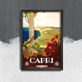 Dekorativní plakát Capri itálie