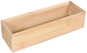 BISK Erga Laos, bambusový kontejner na kosmetiku 23x7,5x6cm, přírodní hnědá, ERG-08127