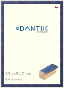 DANTIK rámeček 59,4x84 | BOX film modrá (Plexi Čiré)