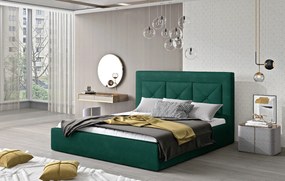 Cloe postel 160x200 dřevěný rošt Materiál / Dekor: Monolith 29