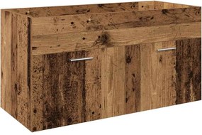 3dílná koupelnová sestava old wood kompozitní dřevo 3328911