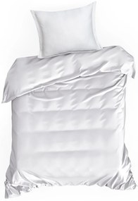 SATÉNOVÉ POVLEČENÍ DIVA 8 200X220 CM, 2KS 70X80 CM BÍLÉ