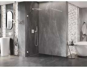 Mexen Lunar sprchová stěna levá 150 x 200 cm, 8mm čiré sklo, bílá, 830-150-000-20-00-L
