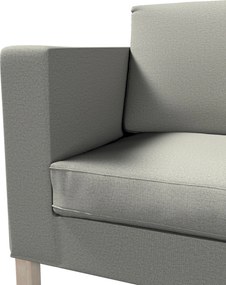 Potah na pohovku IKEA  Karlanda rozkládací, krátký barva šedá látka pletený vzor