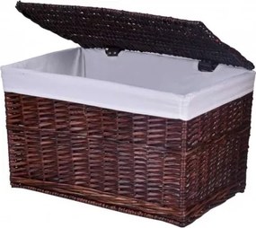 Proutěný koš - hnědý 65 L