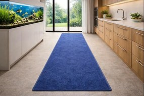 Vopi, Běhoun na míru Eton modrý 82, šíře 60 cm, modrá, chodba / předsíň