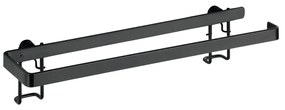 Černý držák na kuchyňské utěrky Wenko Turbo-Loc® Gala, šířka 30,6 cm