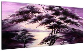 Abstraktní strom - obraz (100x40cm)