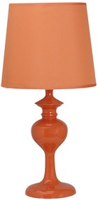 CLX Moderní stolní lampa MARIAN, 1xE14, 40W, oranžová 41-11718