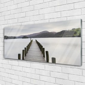 Plexisklo-obraz Moře Most Architektura 125x50 cm