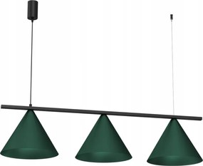 Milagro Závěsná lampa Capital Black Green 3XGX53 Závěsná lampa 1 ks