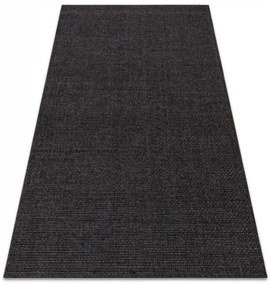 Dywany Luszczow Kusový koberec TIMO 0000 SISAL venkovní černý Rozměr koberce: 60 x 250 cm