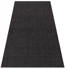 Dywany Luszczow Kusový koberec TIMO 0000 SISAL venkovní černý Rozměr koberce: 70 x 250 cm