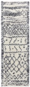 Tribeca Design Kusový koberec Bardie Grey Cream běhoun Rozměry: 80x240 cm