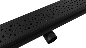 B-DRAINWELL 50 Black Odtokový podlahový žlab, bublinky