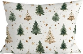 Bavlněný povlak na polštář CHRISTMAS FOREST 50x70 cm, barevný